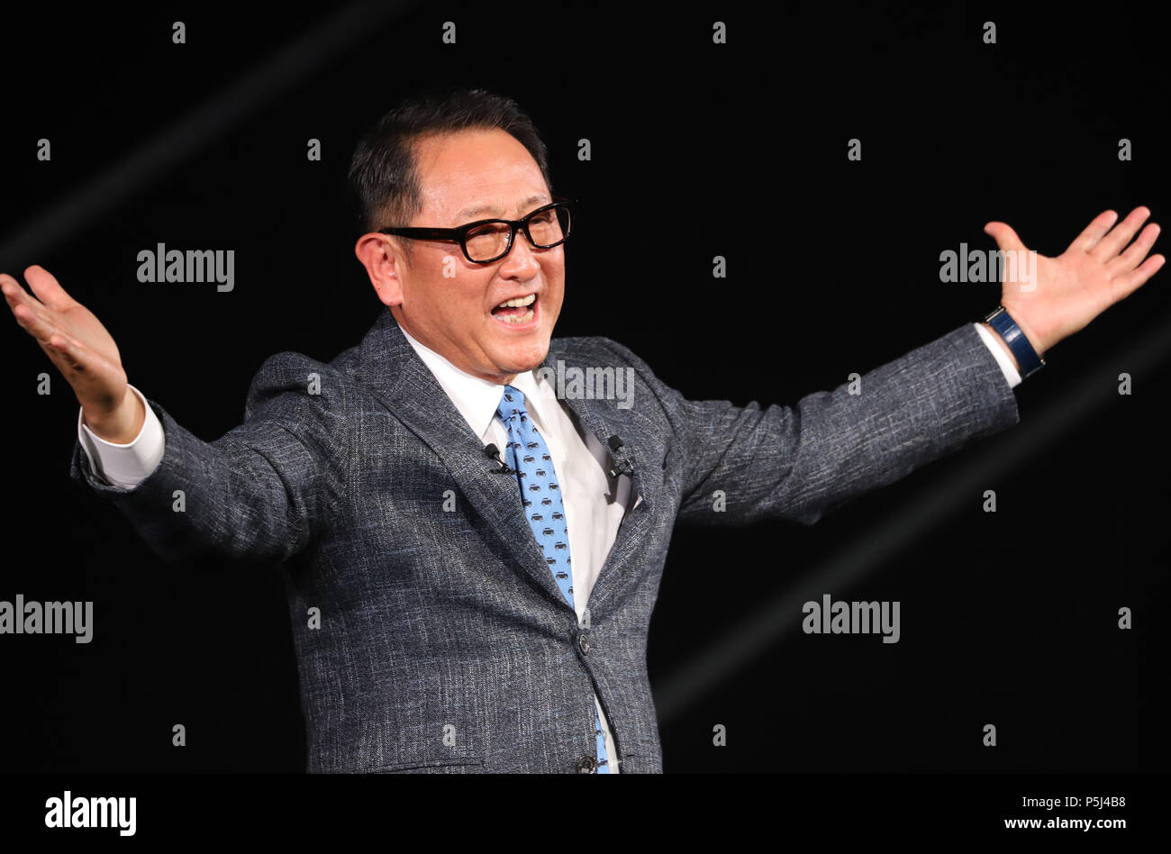 Tokyo, Japan. 26th June, 2018. Japanese automobile giant Toyota Motor ...