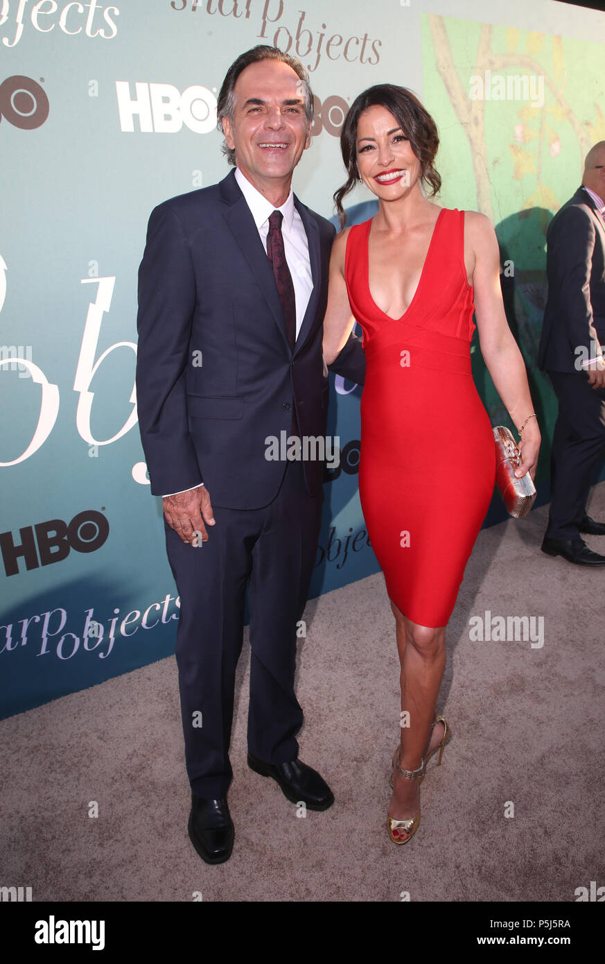 Hollywood, Ca. 26th June, 2018. Emmanuelle Vaugier, Vince Calandra ...