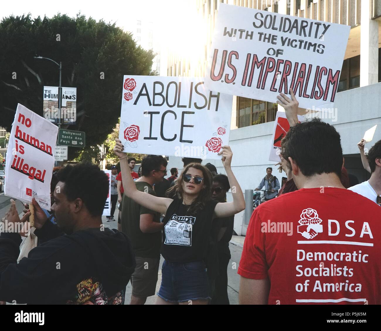June 23, 2018, the Occupy ICE movement in Los Angeles saw protesters ...