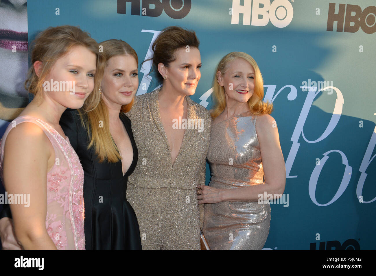 Los Angeles, USA. 26 Jun 2018. Eliza Scanlen, Amy Adams, Elizabeth ...