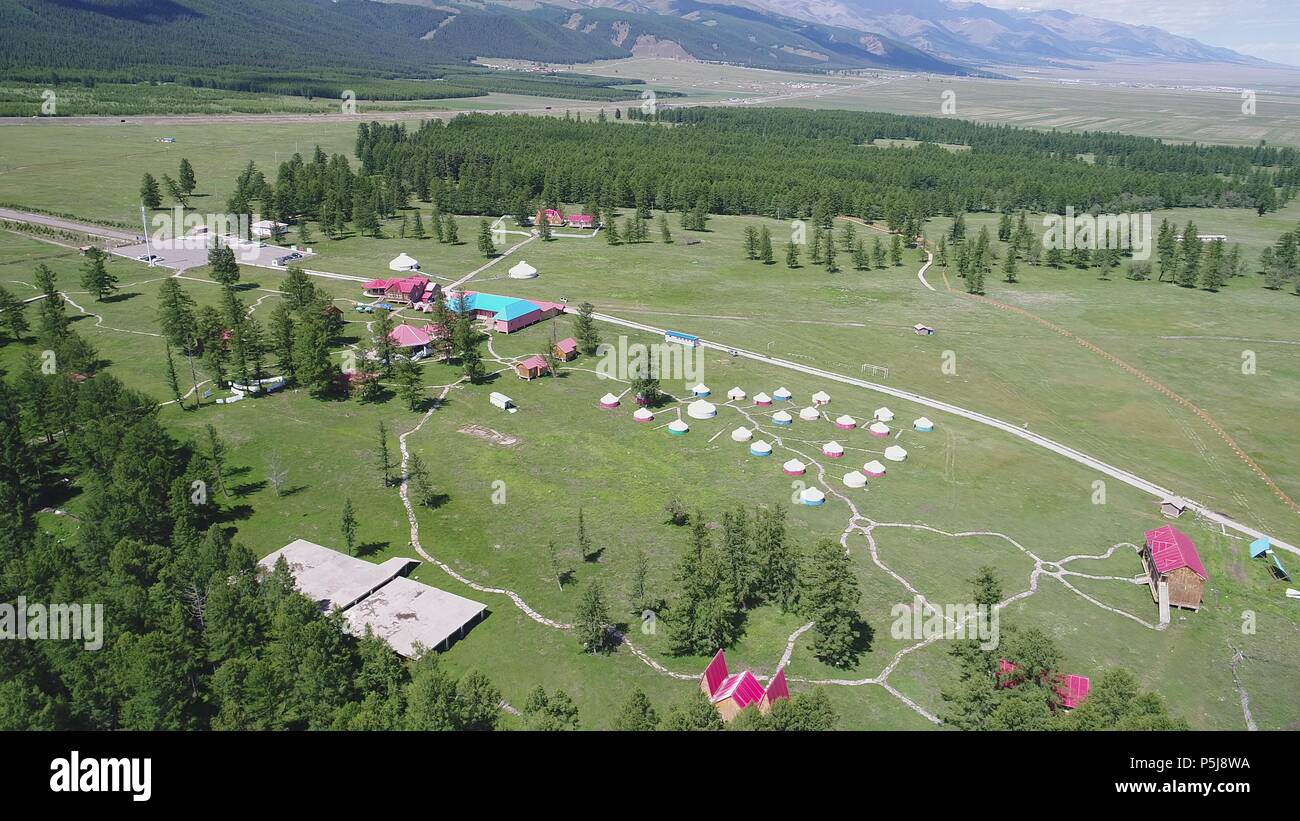 Hami, Hami, China. 24th June, 2018. Hami, CHINA-24th June 2018: Aerial ...