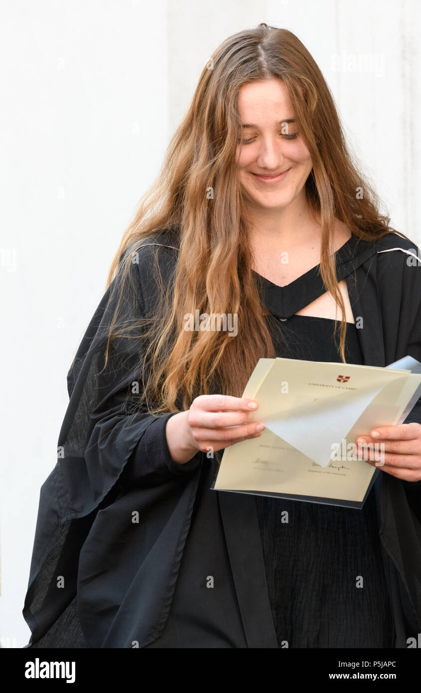 Woman degree dressed in graduation hi-res stock photography and images ...