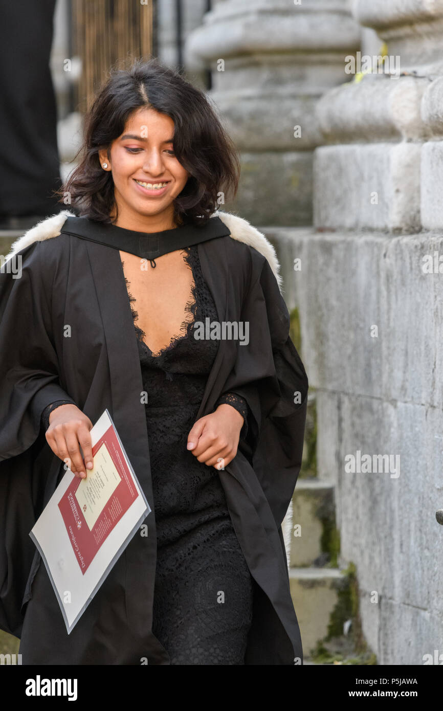 Woman degree dressed in graduation hi-res stock photography and images ...