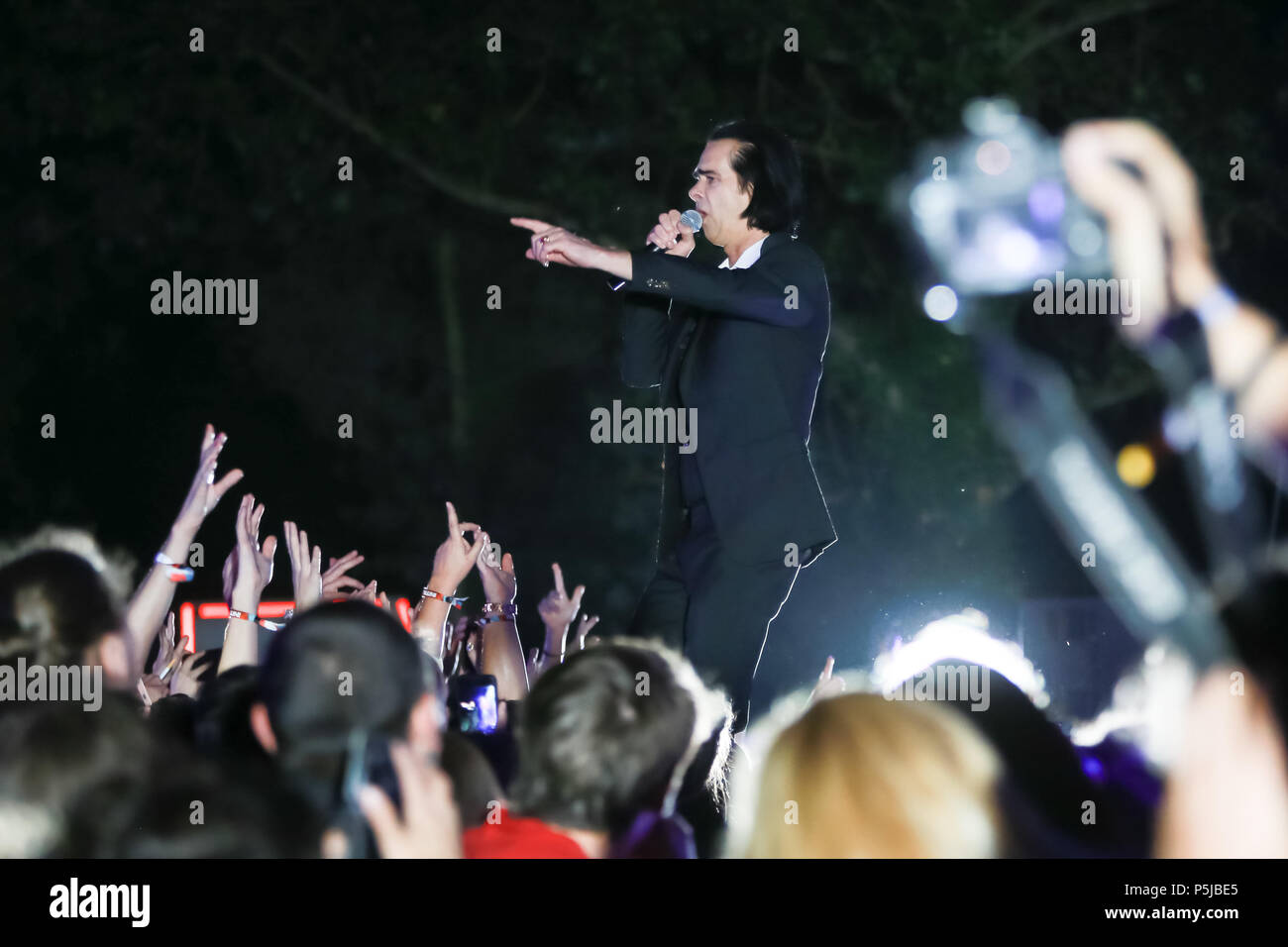 Nick cave crowd hi-res stock photography and images - Alamy