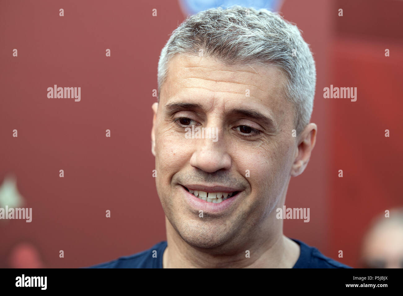 27 June 2018, Russia, Moscow: Soccer, FIFA World Cup. Former ...