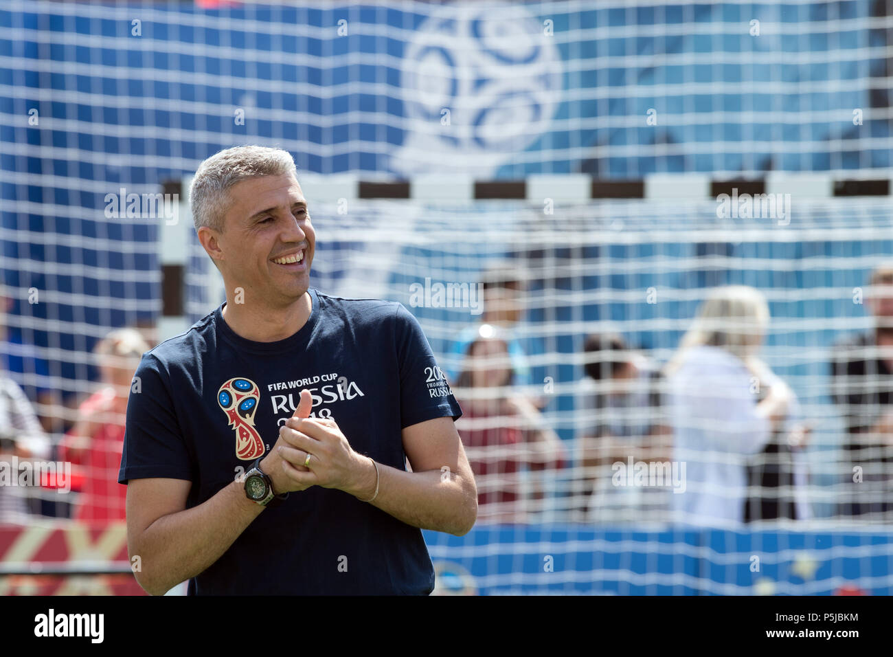 27 June 2018, Russia, Moscow: Soccer, FIFA World Cup. Former ...