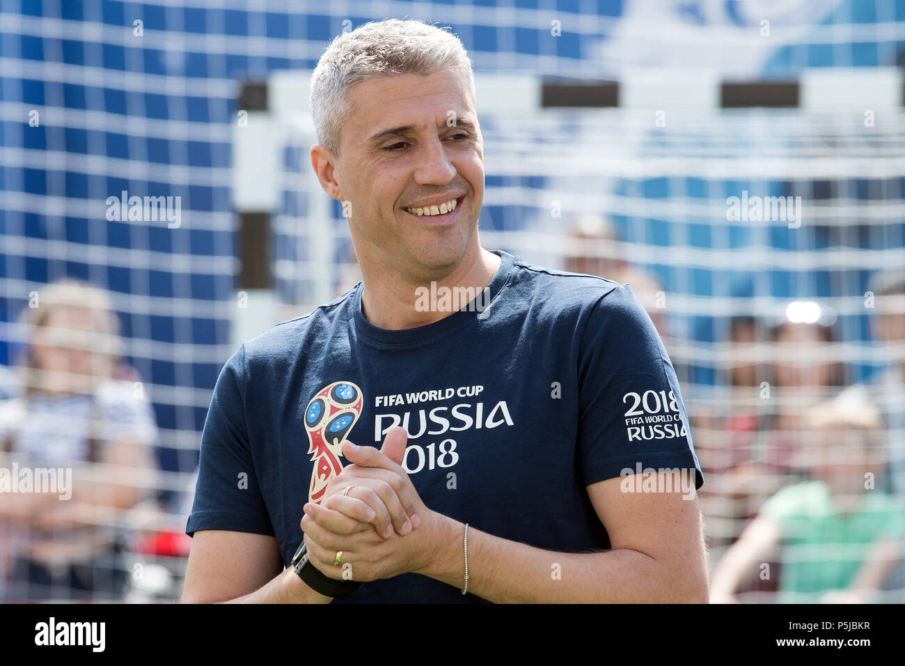 27 June 2018, Russia, Moscow: Soccer, FIFA World Cup. Former ...