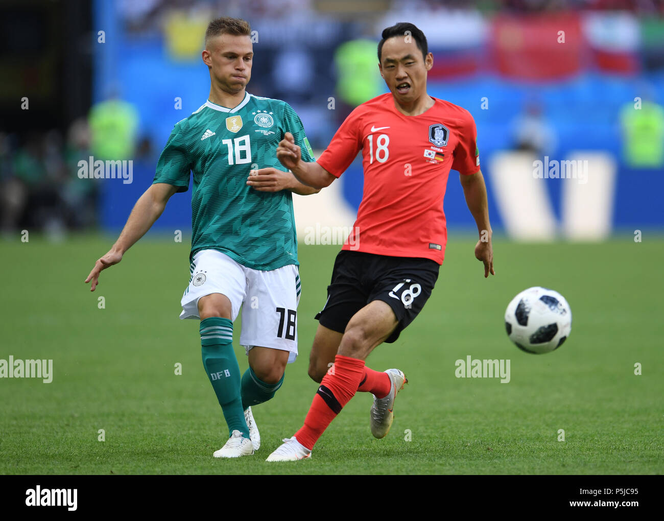 Kazan, Russia. 27th June, 2018. Soccer, FIFA World Cup, group F preliminary, Germany vs South ...
