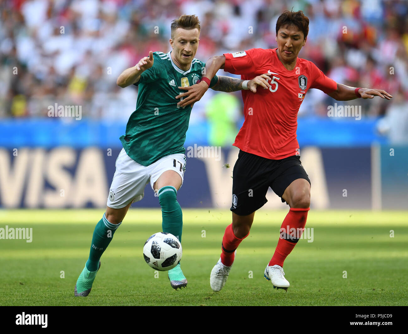 Kazan, Russia. 27th June, 2018. Soccer, FIFA World Cup, group F ...