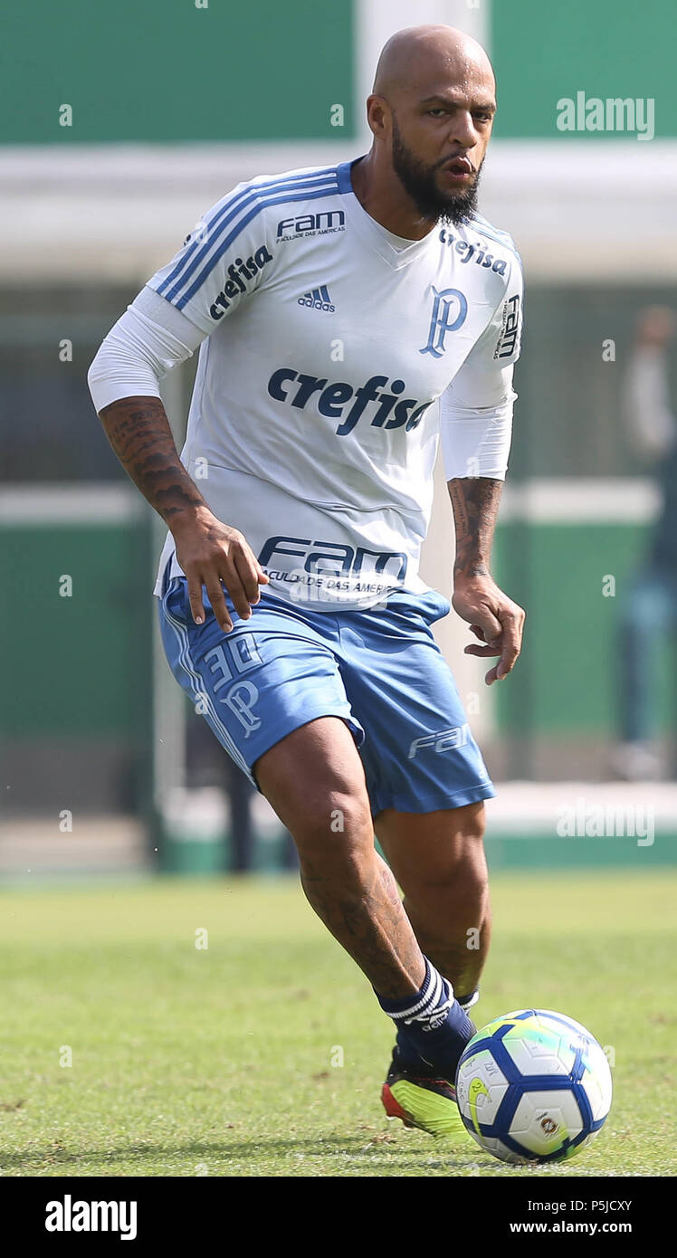 SÃO PAULO, SP - 27.06.2018: TREINO DO PALMEIRAS - The player Felipe ...