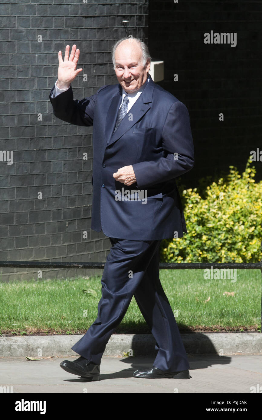 London UK. 27th June 2018. His Highness Prince Shah Karim Al Hussaini ...