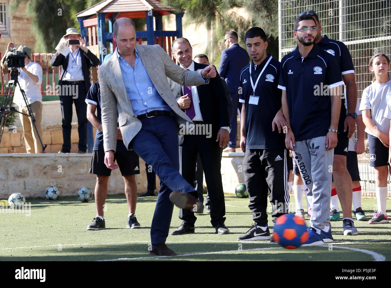 Ramallah, West Bank, Palestinian Territory. 27th June, 2018. Britain's ...