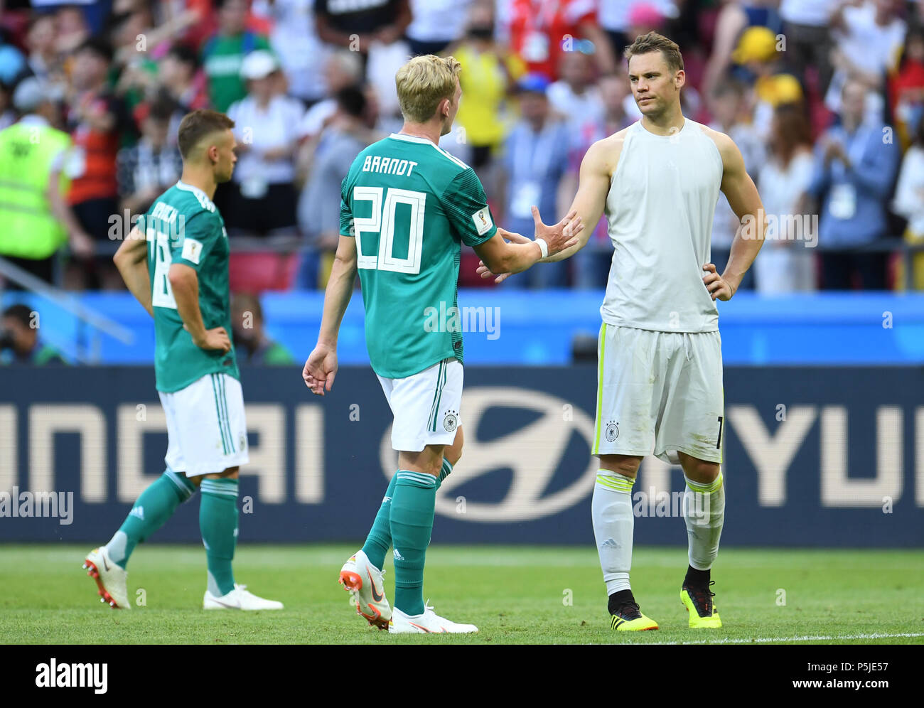 Kazan, Russia. 27th June, 2018. Soccer, FIFA World Cup, group F ...