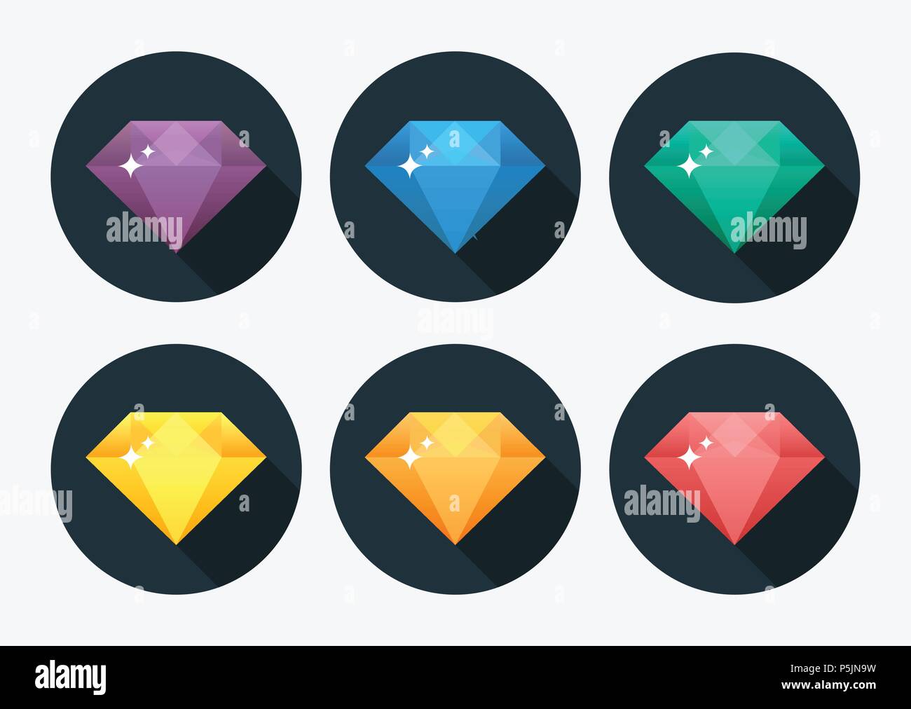 Blue crystal vector jewel hi-res stock photography and images - Alamy