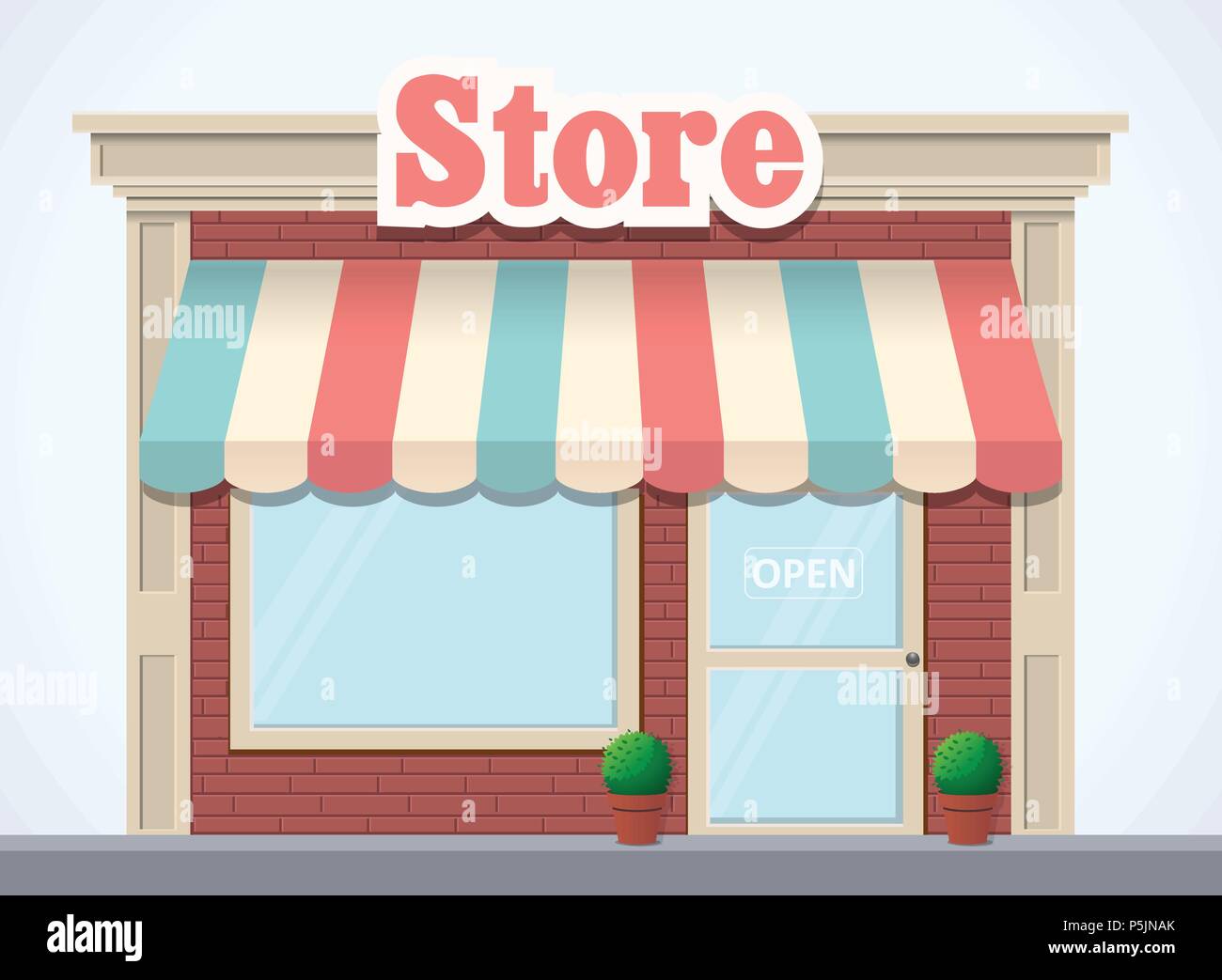 Store awning Stock Vector Images - Alamy
