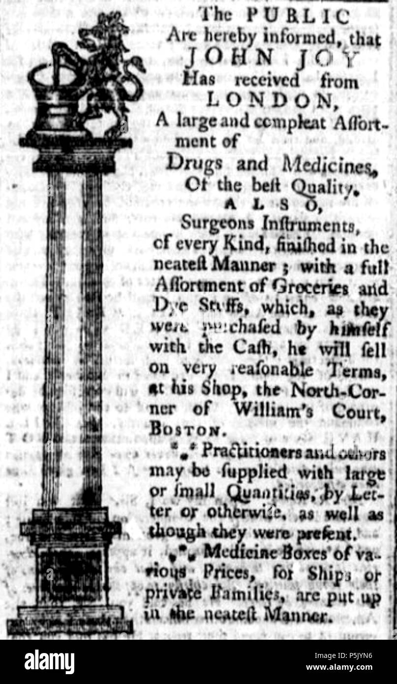 The massachusetts spy newspaper hi-res stock photography and images - Alamy