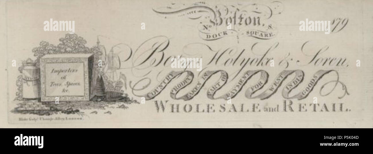 26 1790 Holyoke Soren DockSt Boston Stock Photo - Alamy