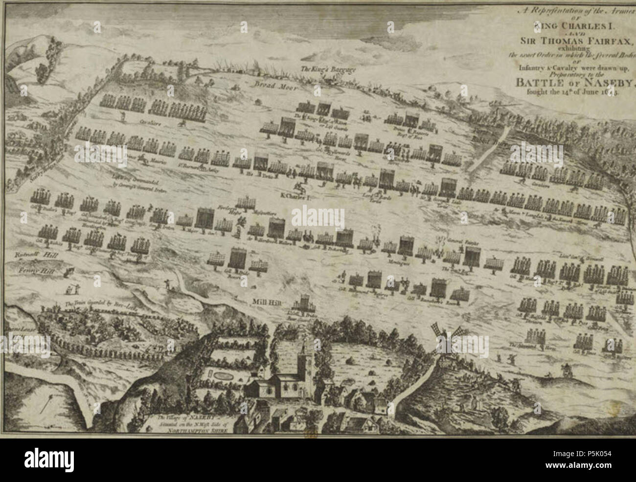 Naseby map hi-res stock photography and images - Alamy