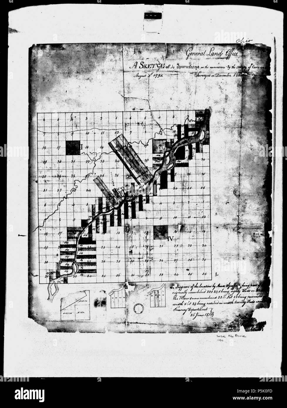 Ohio land maps Black and White Stock Photos & Images - Alamy