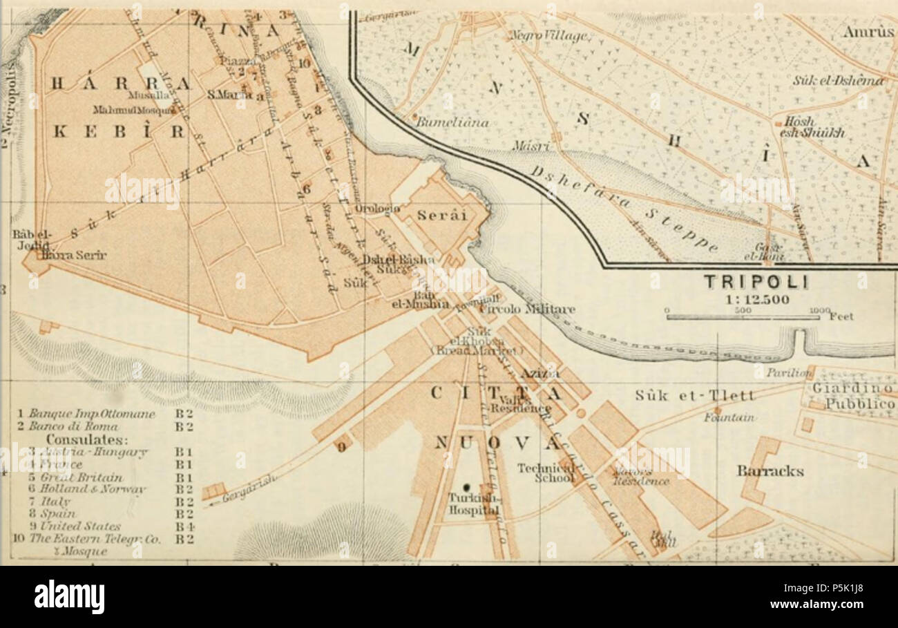 Map of the barbary hi-res stock photography and images - Alamy
