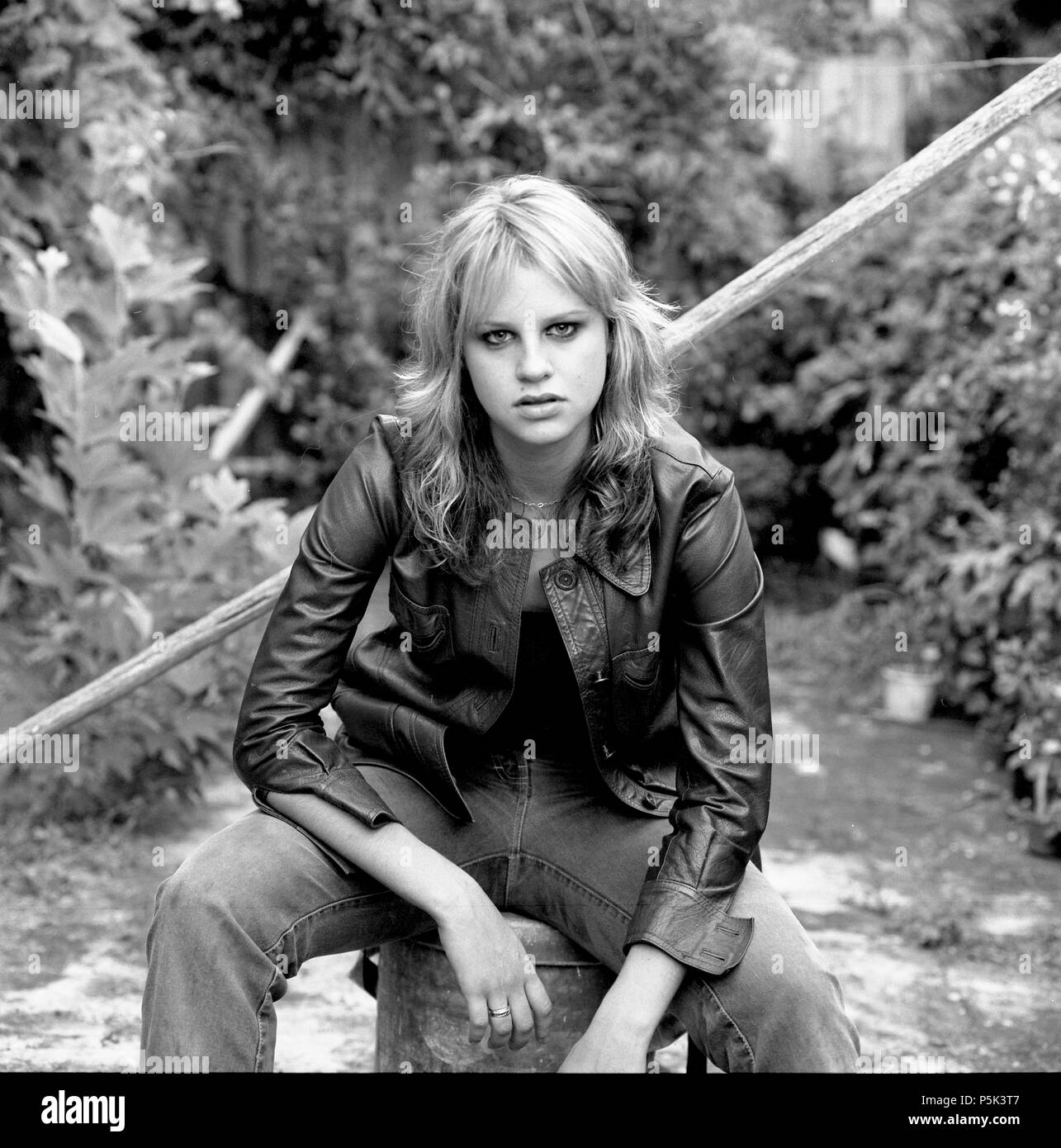Girl with tension Black and White Stock Photos & Images - Alamy
