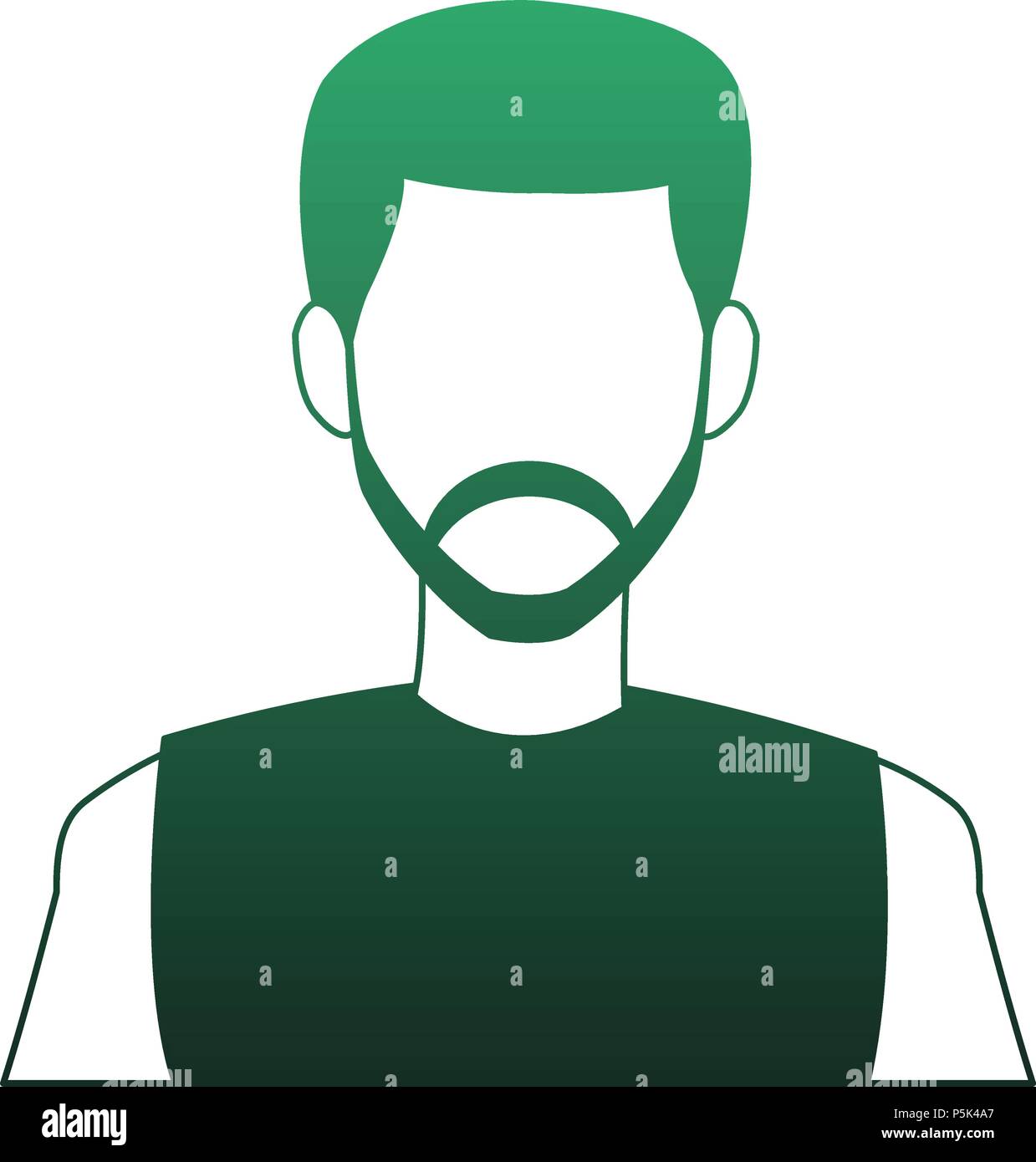 Young man faceless green lines Stock Vector Image & Art - Alamy