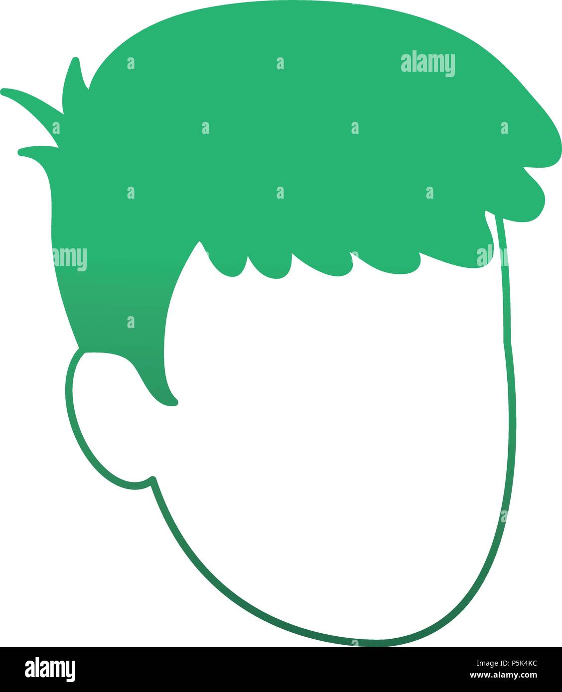 Young man faceless green lines Stock Vector Image & Art - Alamy