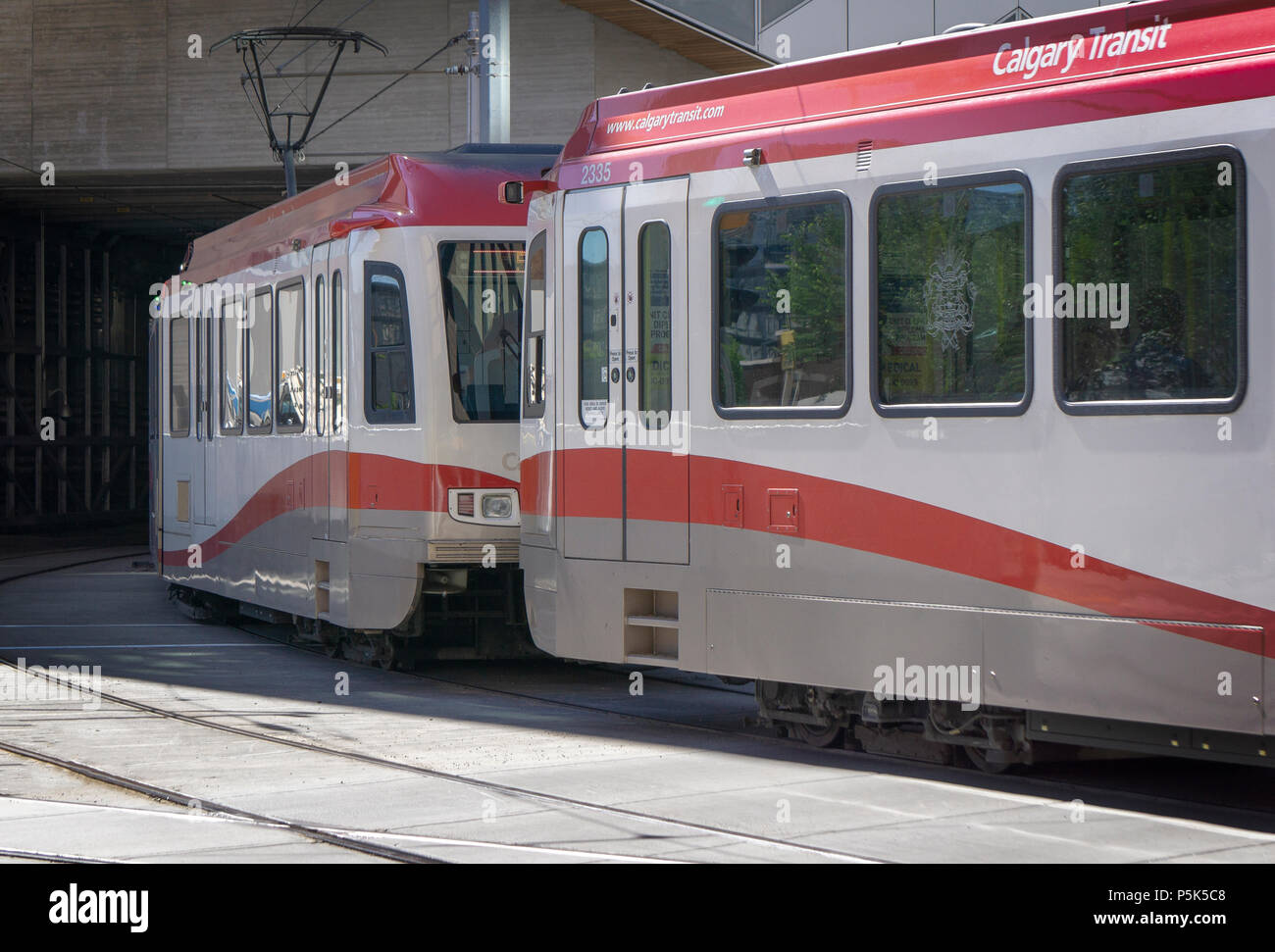 Calgary transit train hi-res stock photography and images - Alamy