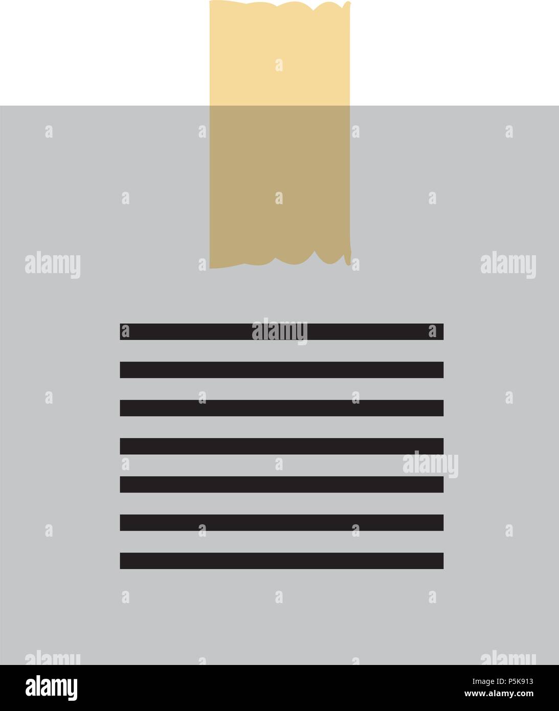 note icon over white background, vector illustration Stock Vector Image ...