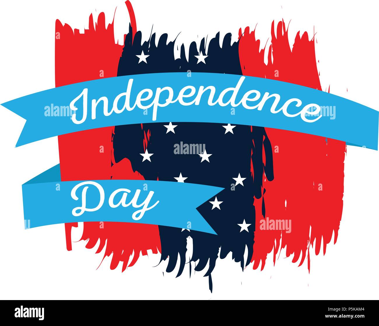 Isolated American independence day emblem Stock Vector Image & Art - Alamy