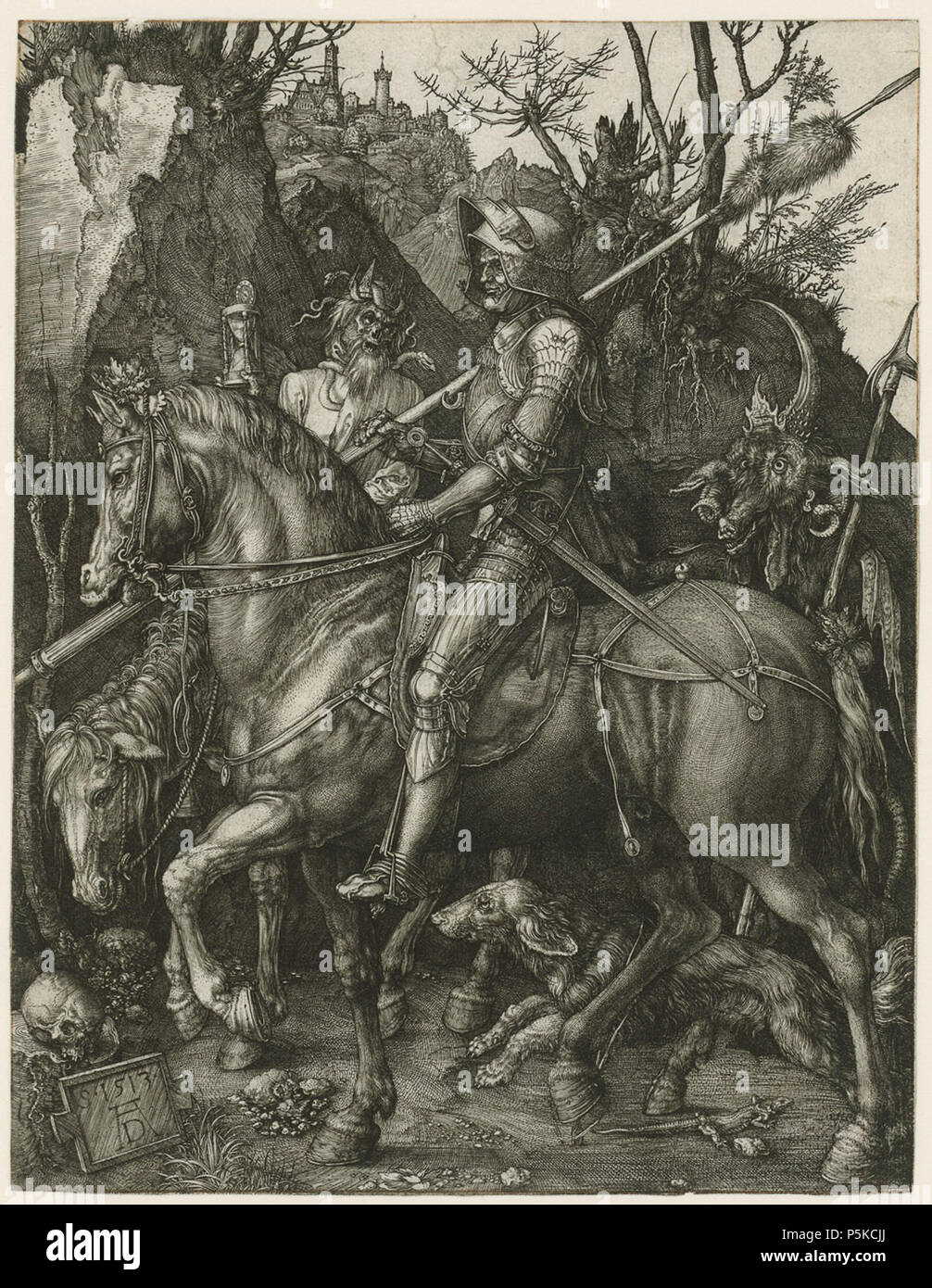 N/A. English: Knight, Death and the Devil . 1513. Durer 40 54 Knight ...