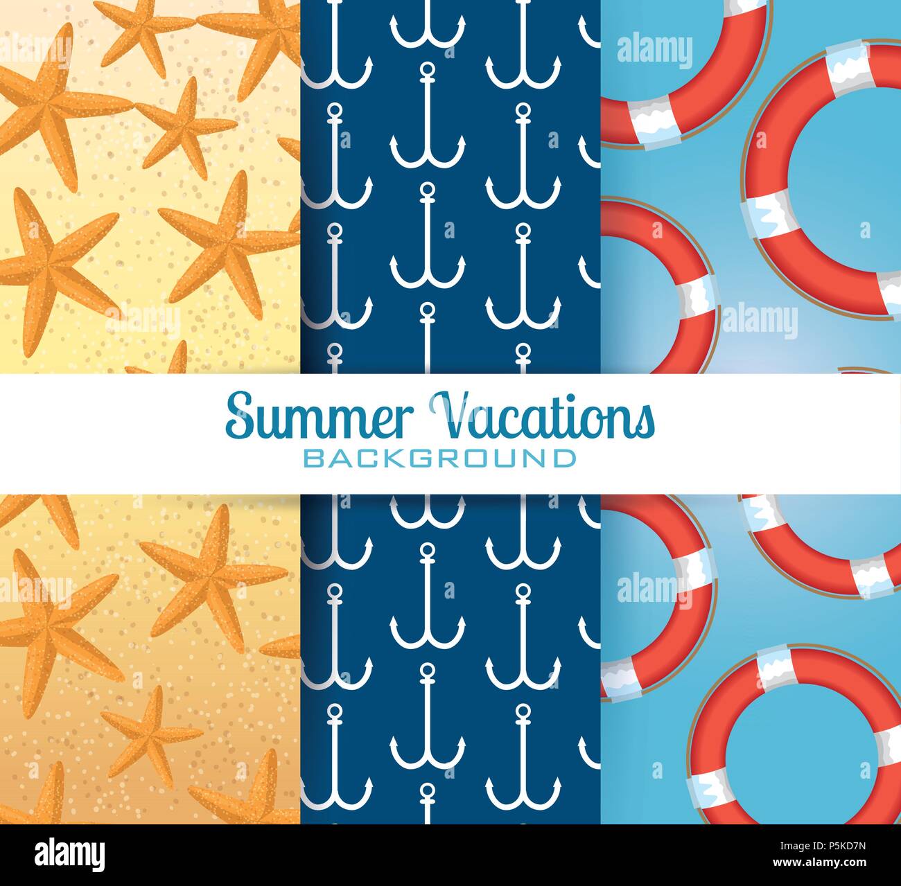 Set marine nautical backgrounds Stock Vector Images - Alamy