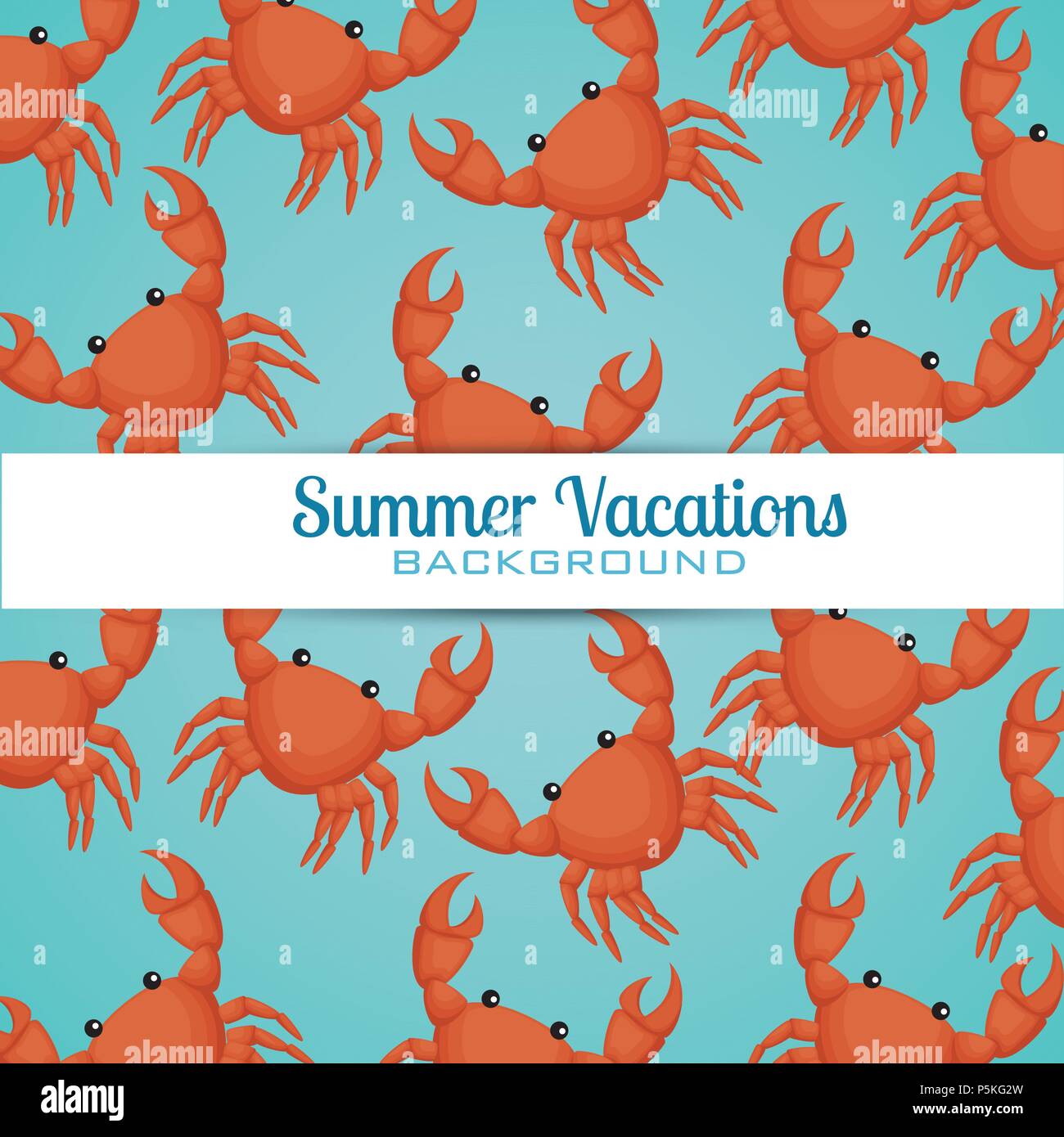 crab animals pattern background Stock Vector Image & Art - Alamy