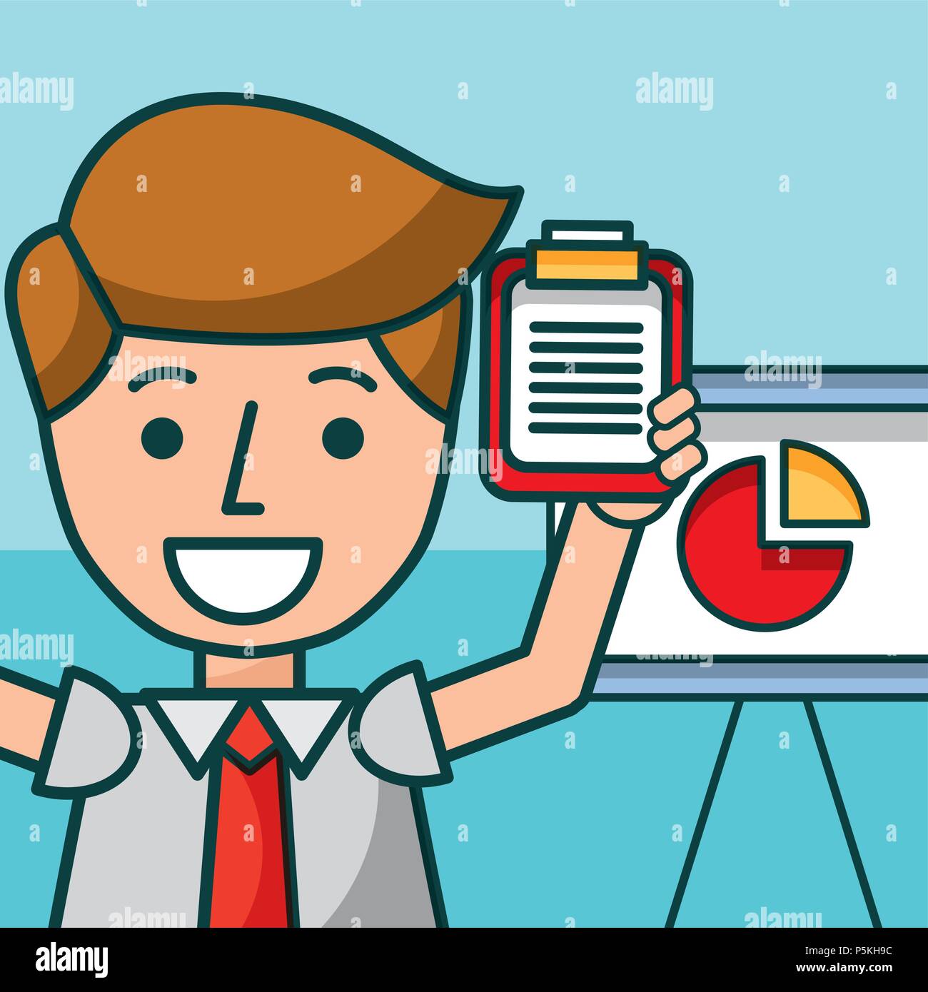 Manager office supplies Stock Vector Images - Alamy