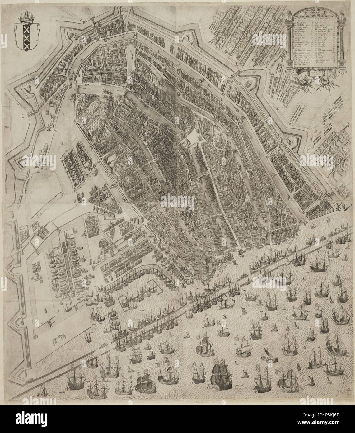 Map of amsterdam hi-res stock photography and images - Alamy