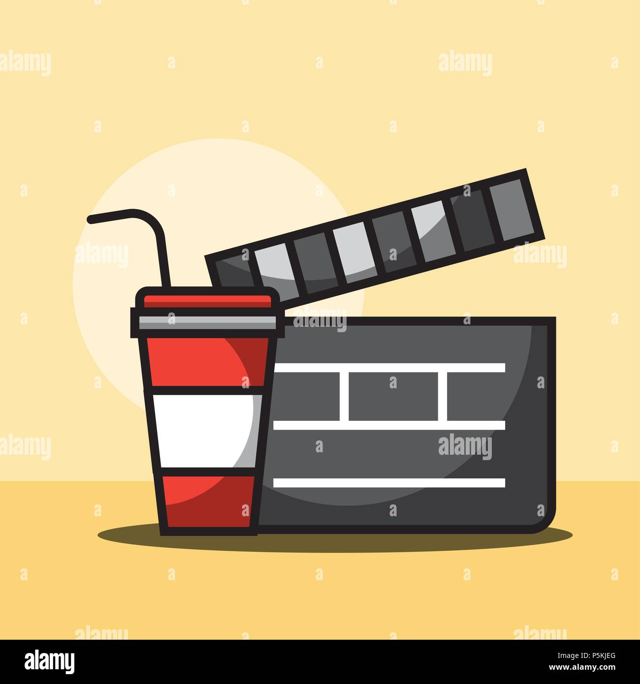 Movie comic media Stock Vector Images - Alamy