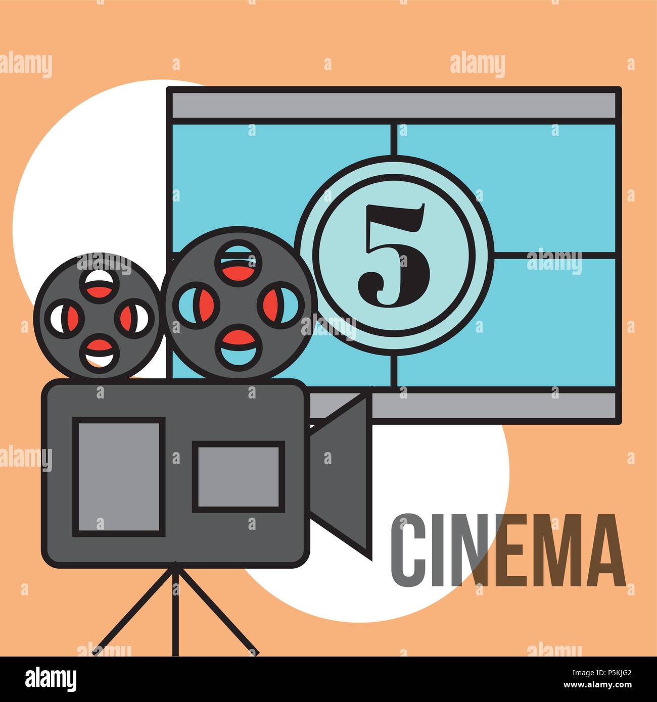Vintage movie film strip countdown hi-res stock photography and images ...
