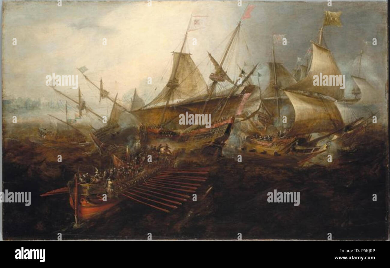 English: Naval Battle between 1607 and 1652. N/A 100 Andries van ...