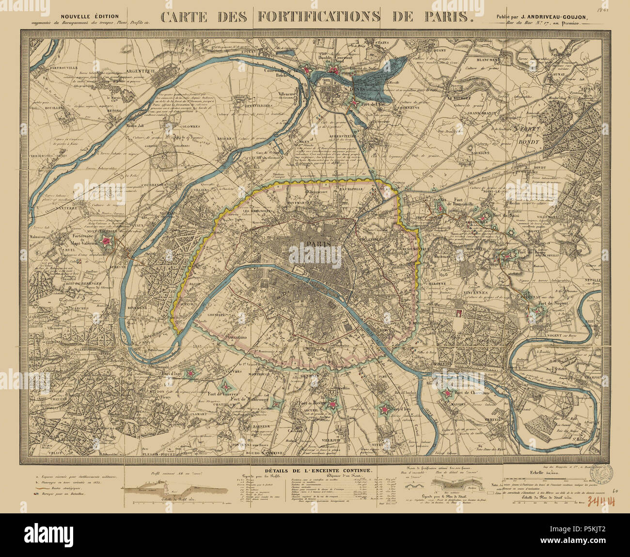 Fortifications of paris hi-res stock photography and images - Alamy