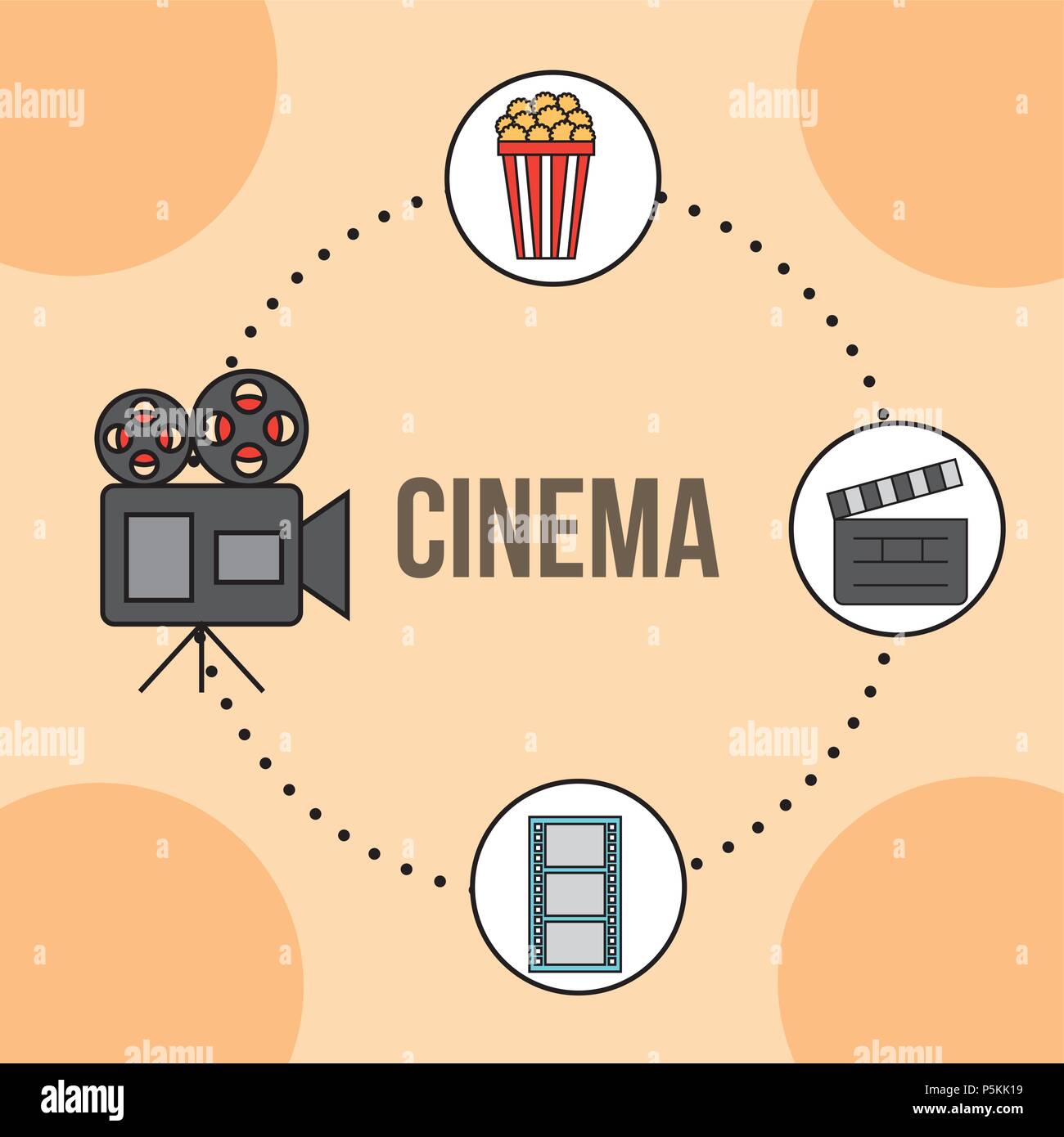 Film title design Stock Vector Images - Alamy