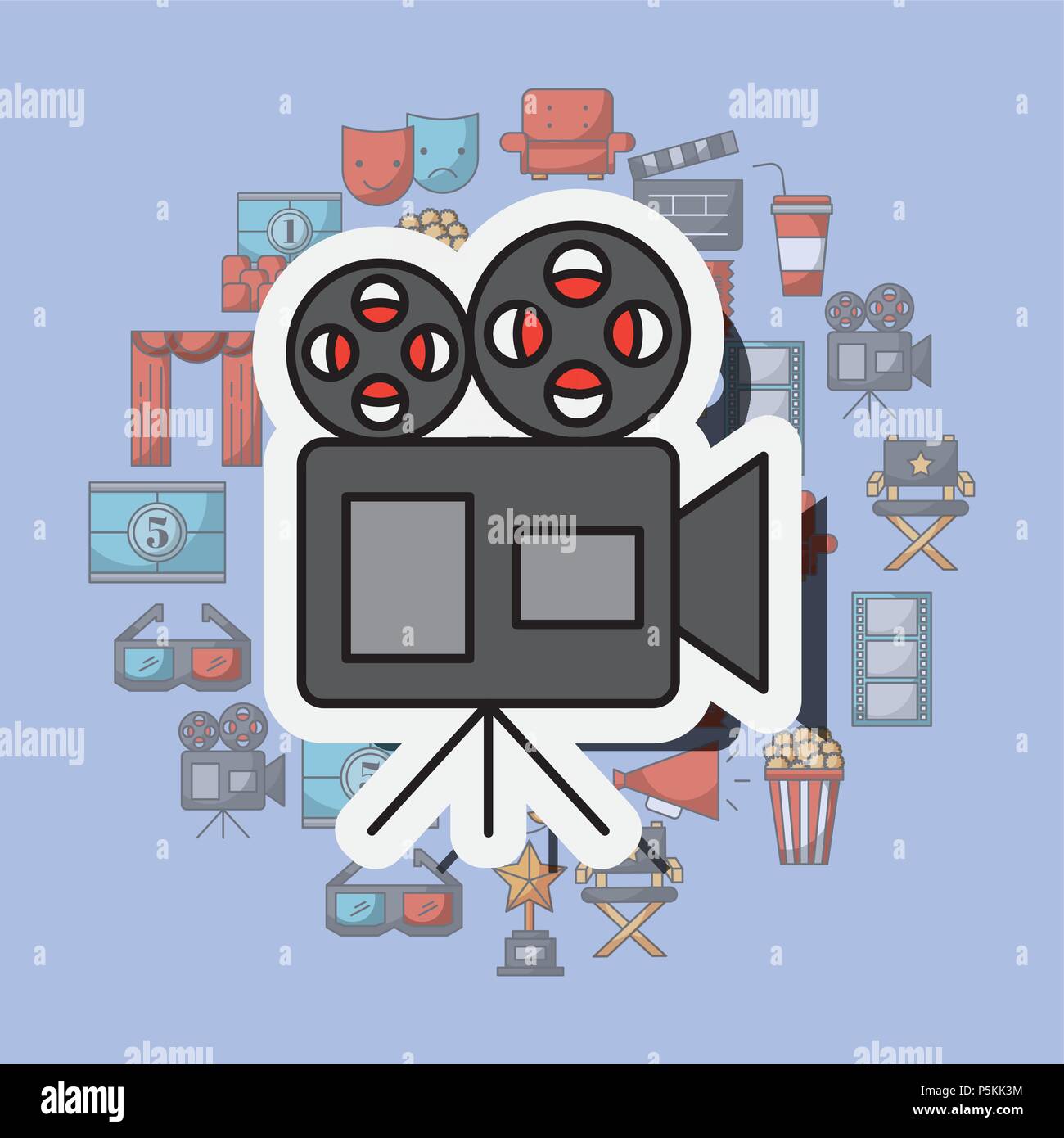 film movie cinema Stock Vector Image & Art - Alamy