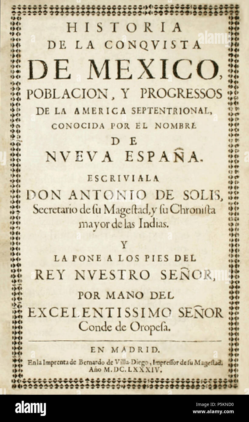 Historia de la conquista de mexico hi-res stock photography and images ...