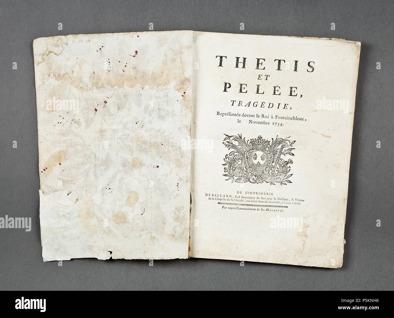 Inv.nr: V.28.28. Thetis et Pelée, Paris. 218 Boken "Thetis et Pelée ...