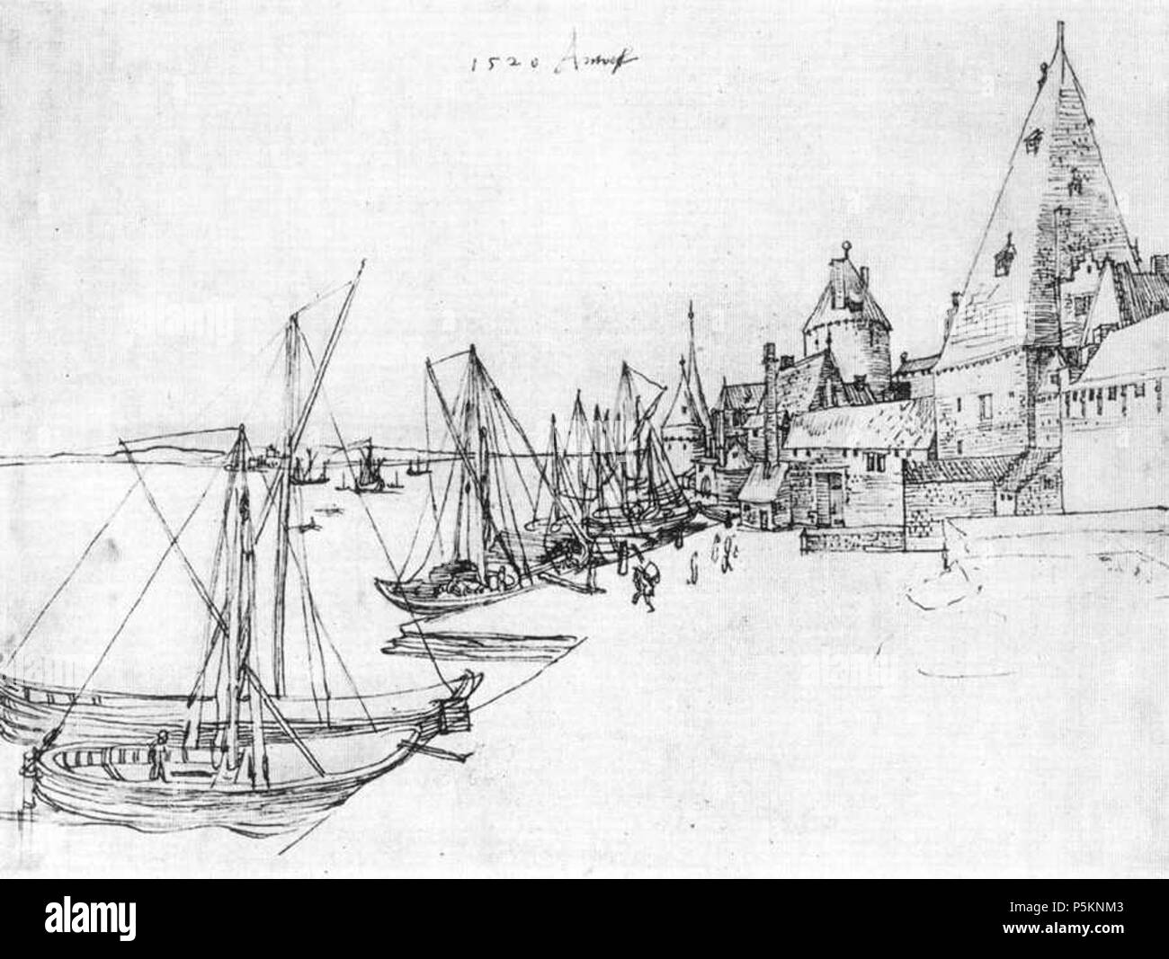 114 Antwerpen 1520 Dürer Stock Photo - Alamy