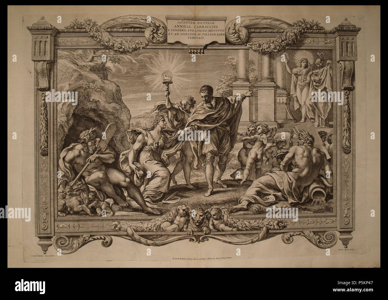 Allegory of Annibale Carracci 17th century. N/A 116 Aquila-pietro ...