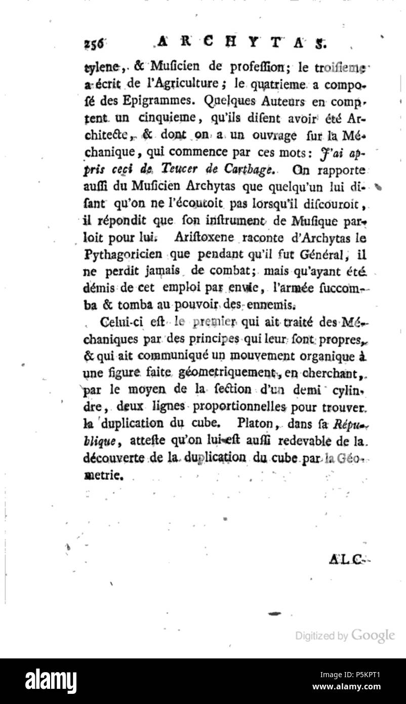 Archytas High Resolution Stock Photography and Images - Alamy