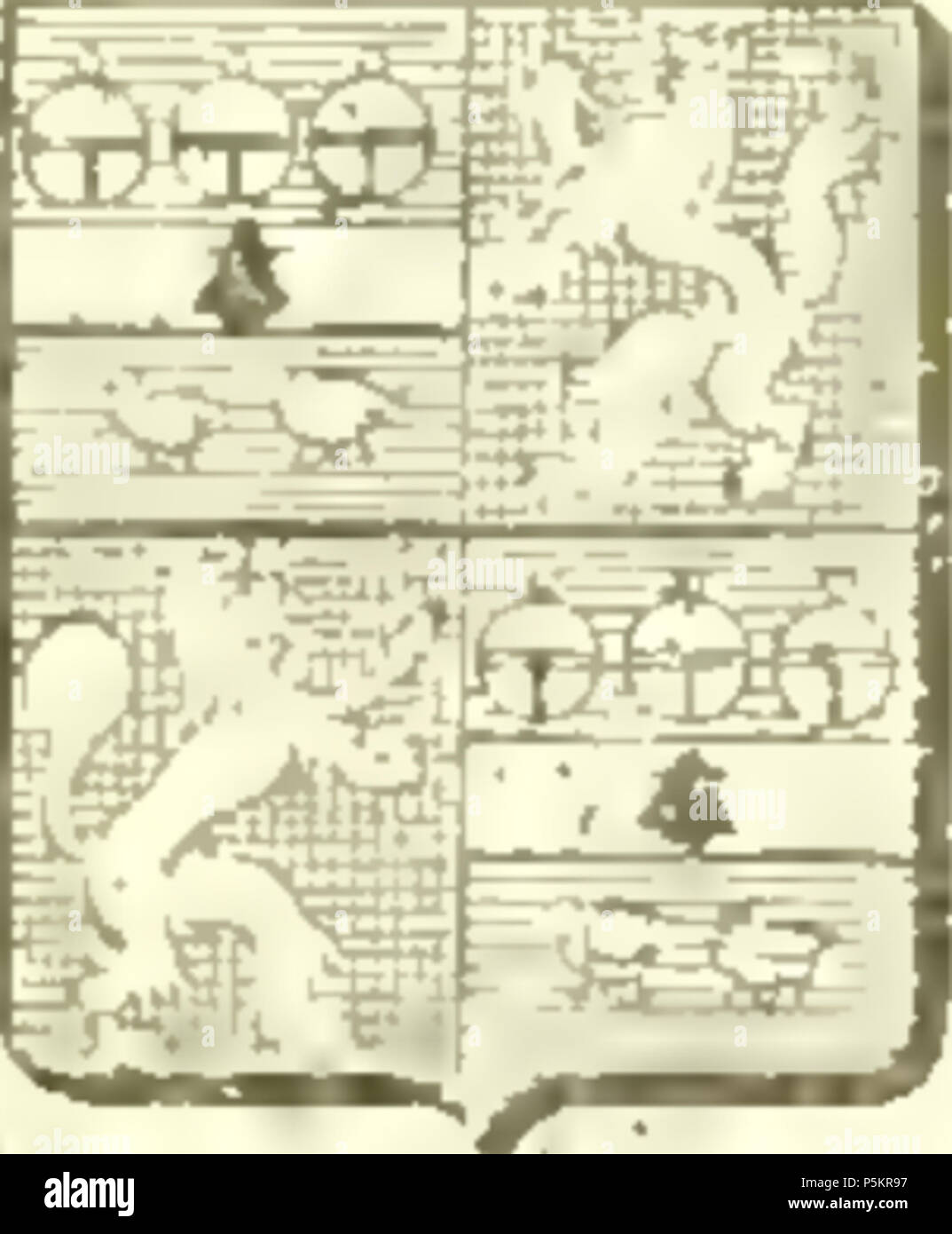 124 Armes de la famille de Groote (Bruxelles Stock Photo - Alamy