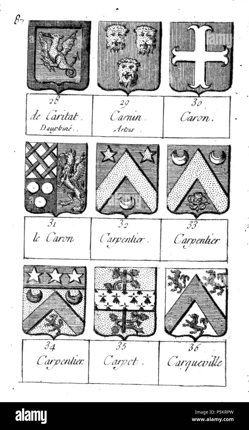 Armorial symbols Cut Out Stock Images & Pictures - Alamy