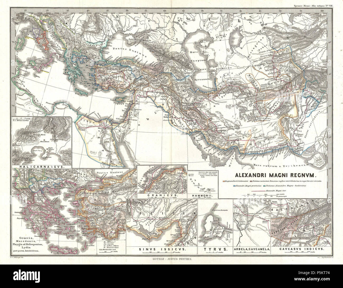 Alexander the great empire map hi-res stock photography and images - Alamy