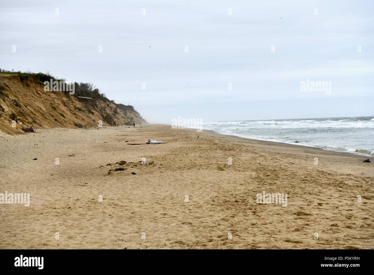 The Cape Cod National seashore viewed from Nauset Beach, Massachusetts ...